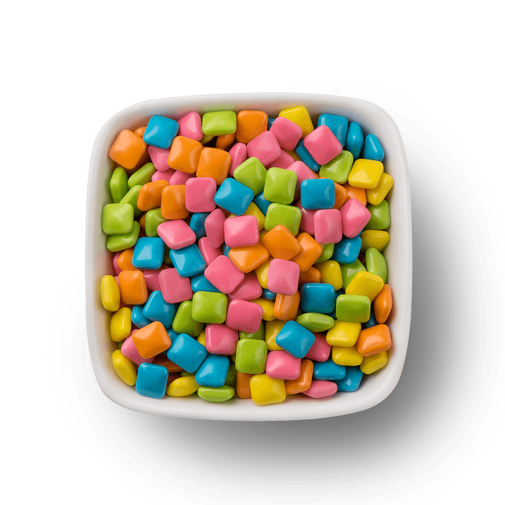 Mini Chicles Colorido - Docile.com.br - Docile