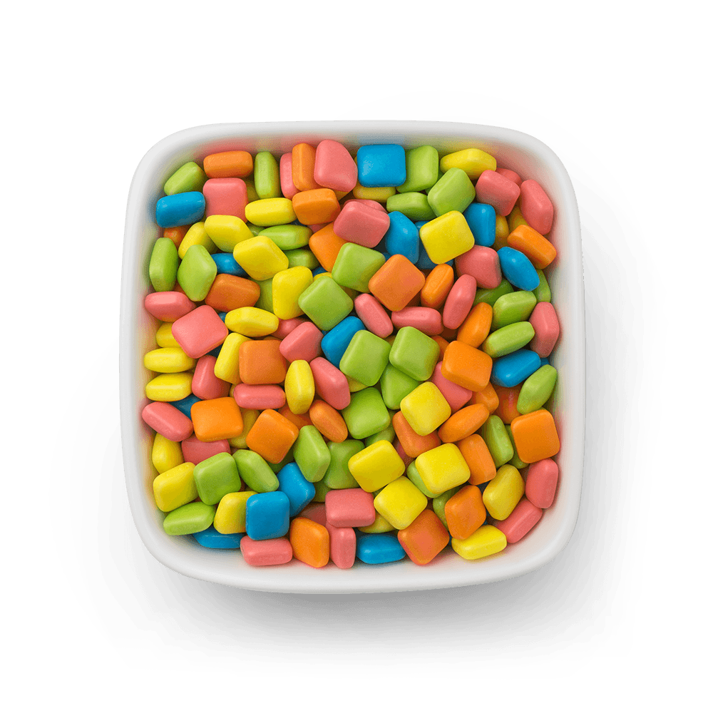 Mini Chicles Tutti-frutti - Docile.com.br