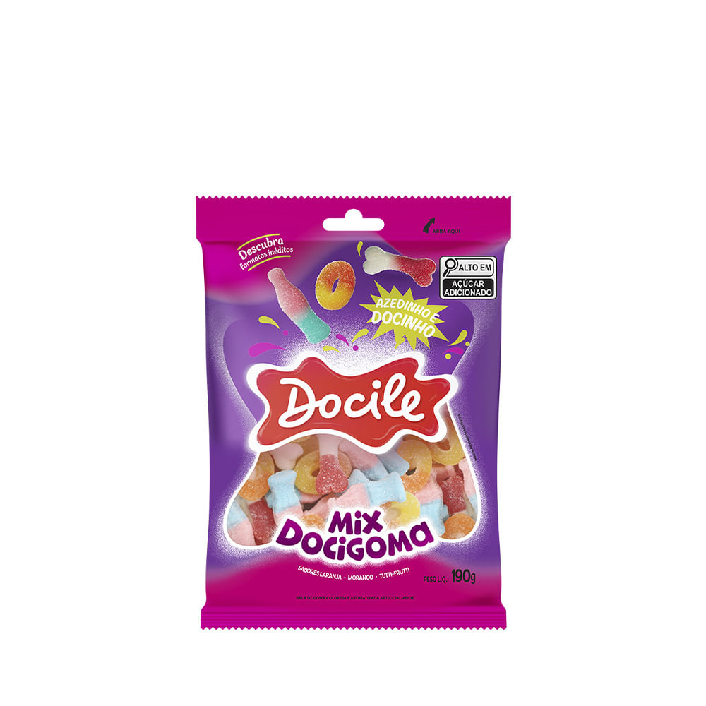 Docigoma Mix Azedinho e Docinho |Docile - Docile