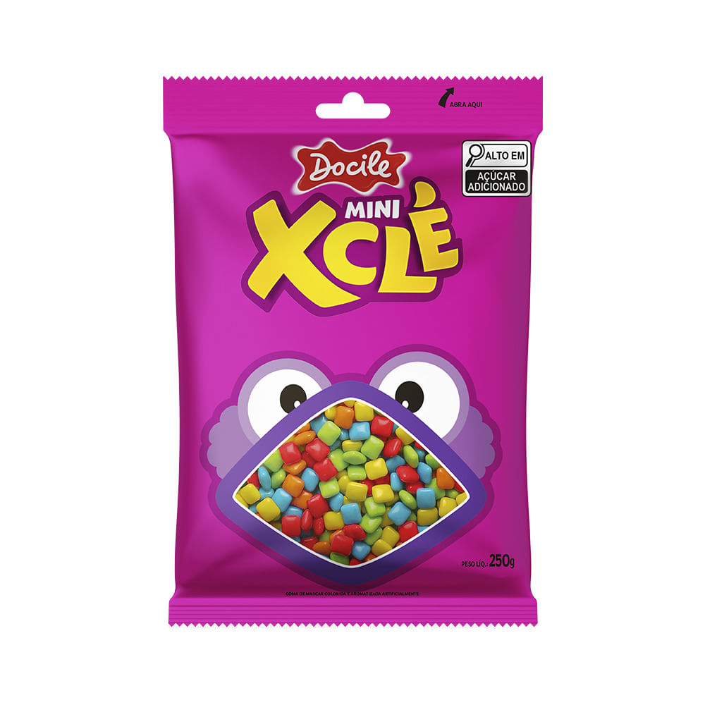 Mini Chicles Tutti-Frutti 250g - Docile